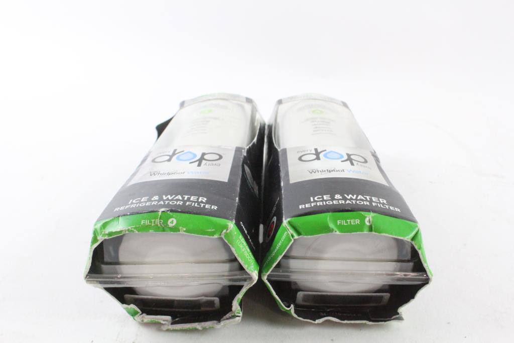 Whirlpool Every Drop Ice & Water Refrigerator Filters, 2 Pieces ...