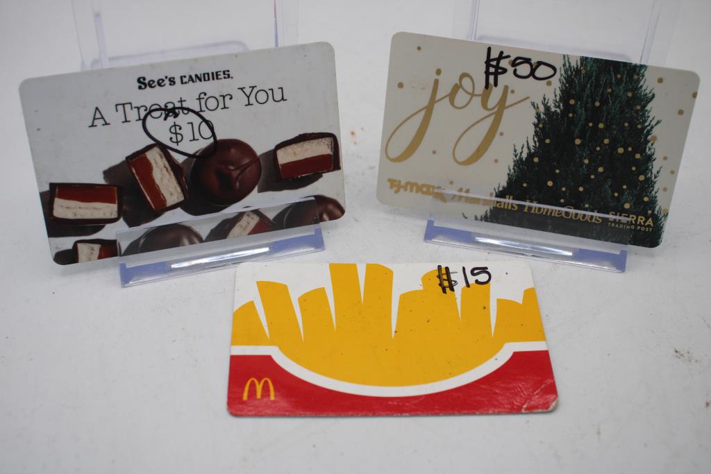 Whole Foods Market Gift Card, McDonald's Gift Card, And More, 9+ Pieces ...