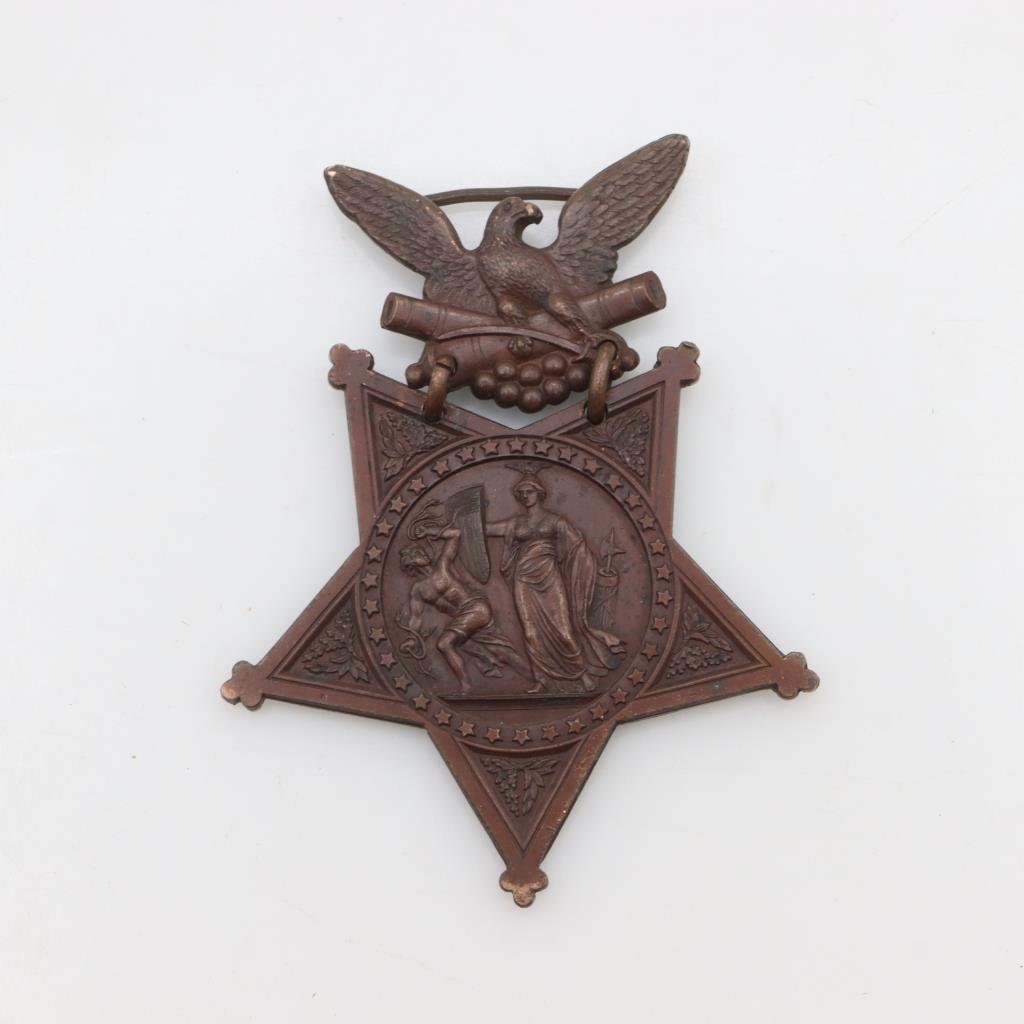 Will Croft Barnes US Army Signal Corps Copper Lapel Pin Battle Of Fort ...