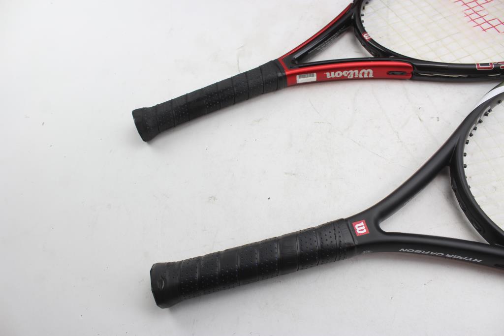 Wilson Hyper Hammer & Triad 5.0 Tennis Racquets; 3 Pieces | Property Room