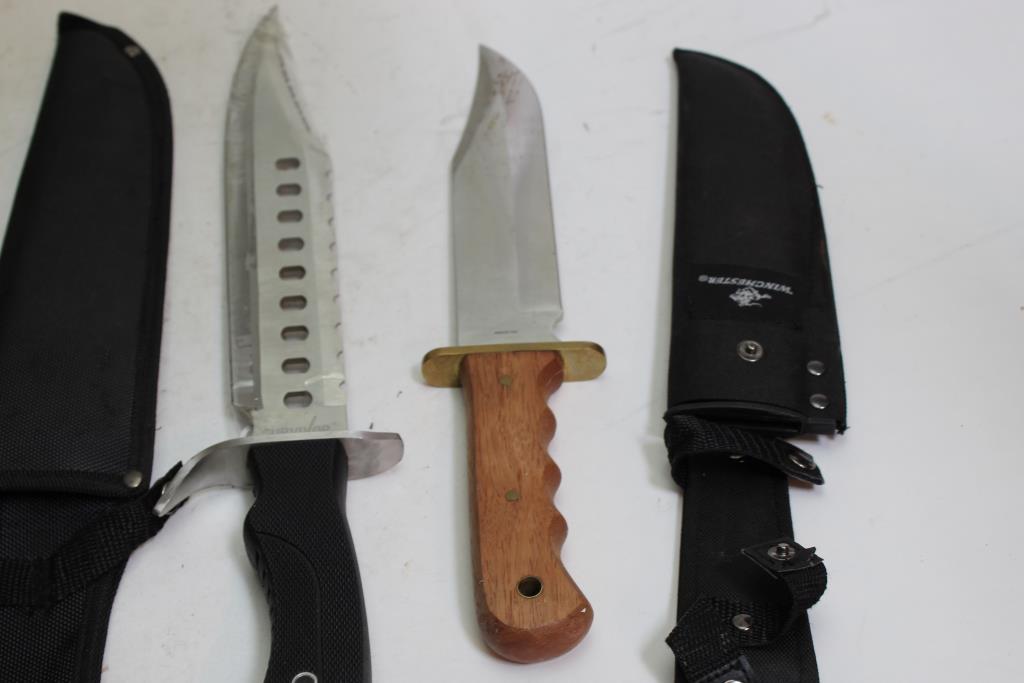 Winchester, Survivor, Maxam+ More Fixed Blade Knives And Swords 5 ...