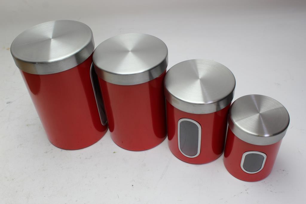 Window Canister Set, 4 Pieces | Property Room