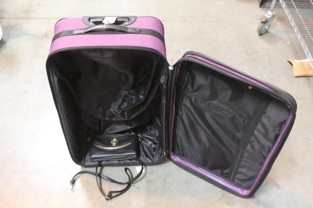 Wisdom Soft Sided Rolling Suitcase | Property Room