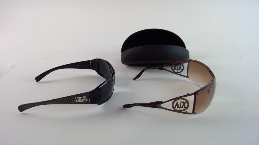 Womens Armani Exchange And Locs Sunglasses, 2 Pieces | Property Room