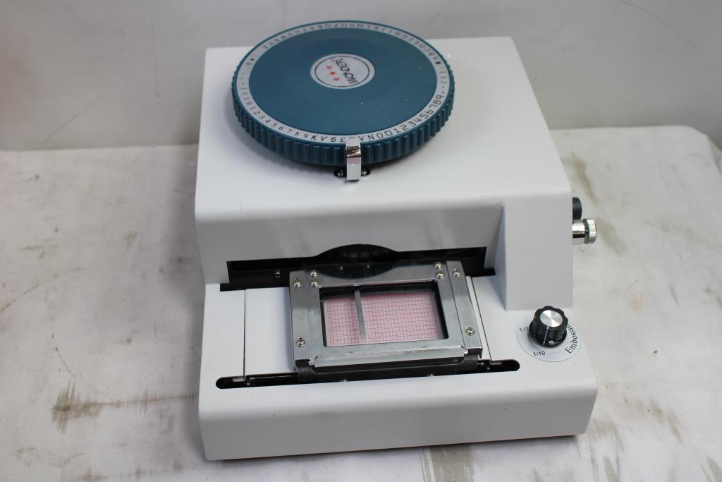 Wonder 70 Character Manual Stamping Embosser | Property Room