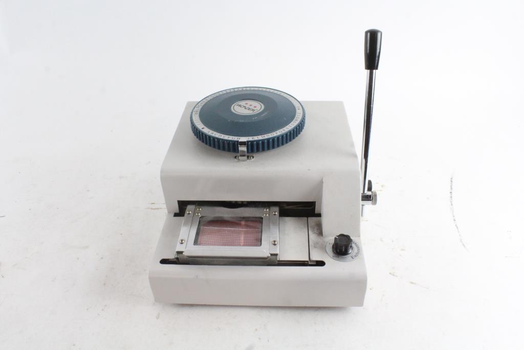 Wonder Card Embossing Machine | Property Room