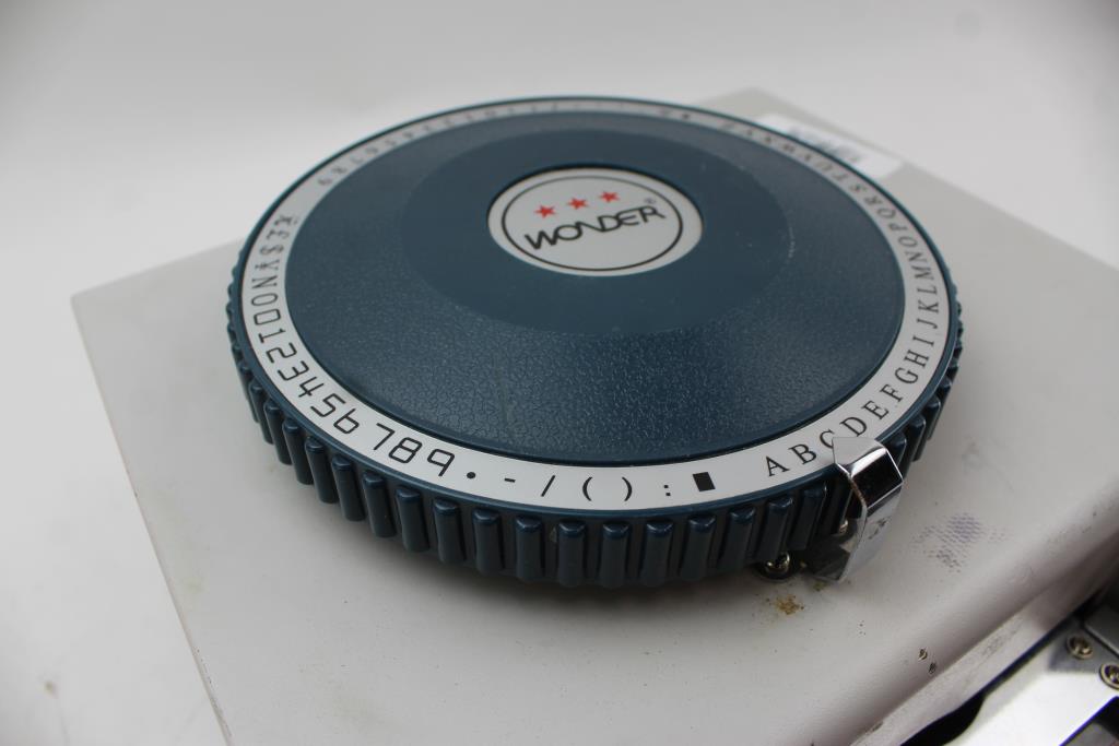 Wonder Card Embossing Machine | Property Room