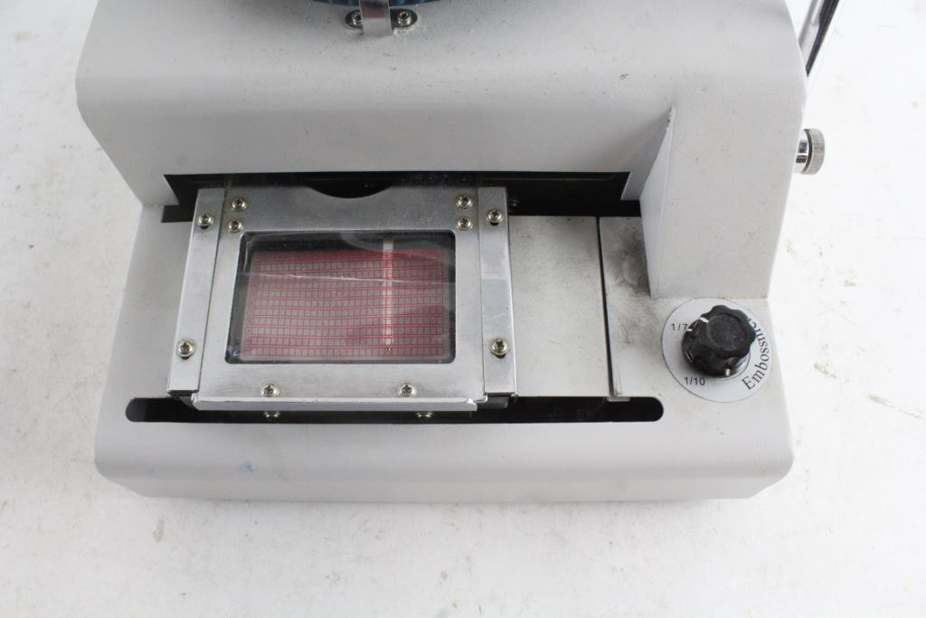 Wonder Card Embossing Machine | Property Room