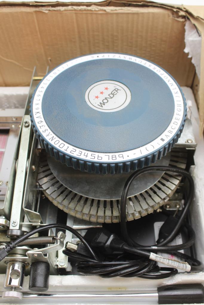 Wonder Embosser Machine | Property Room