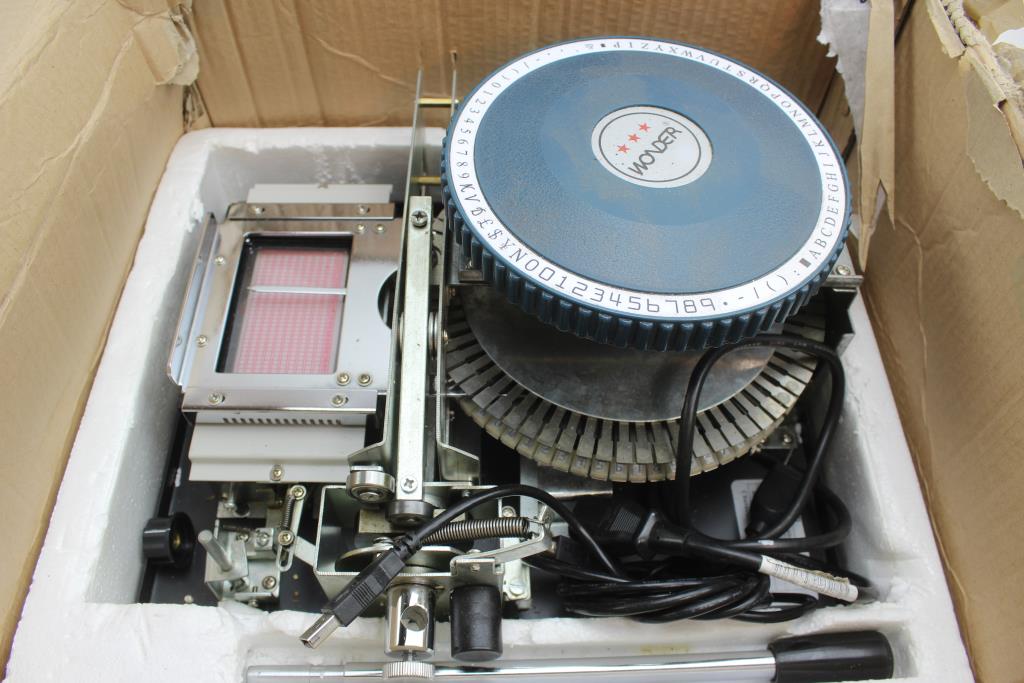 Wonder Embosser Machine | Property Room