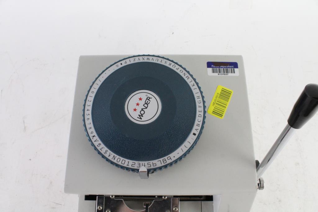 Wonder Embossing Machine | Property Room