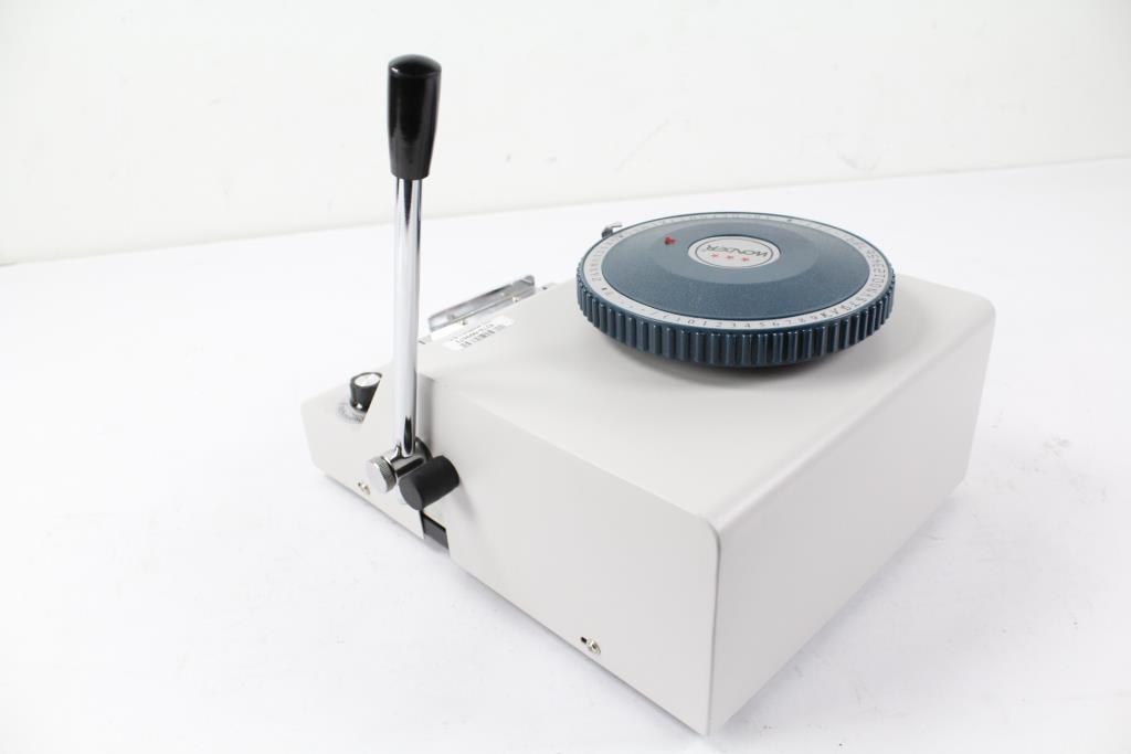 Wonder P1205 PVC Card Manual Embosser Machine | Property Room