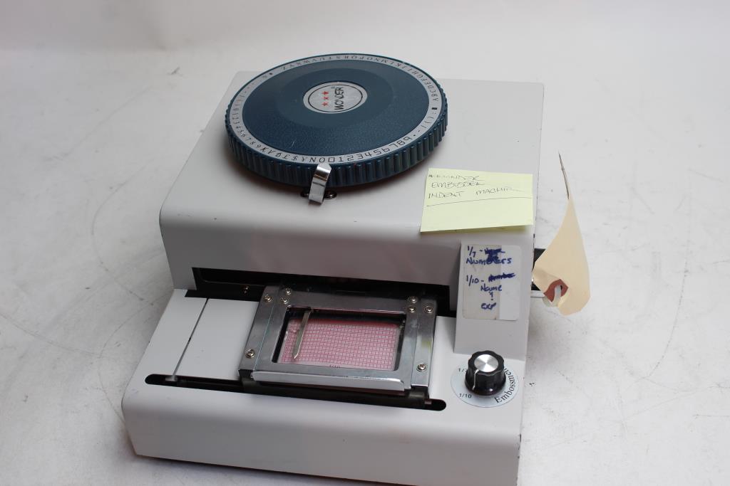 Wonder PVC Card Embossing Machine | Property Room