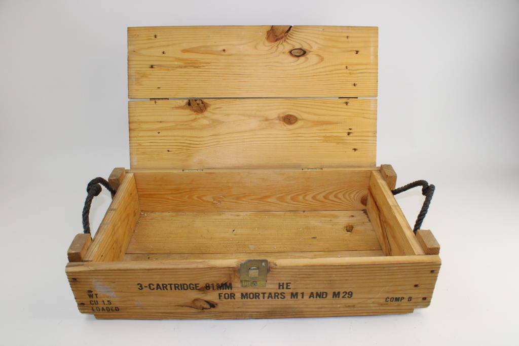Wooden Cartridge Box | Property Room
