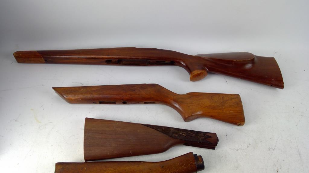 Wooden Gun Stock Bulk Lot, 10+ Pieces | Property Room