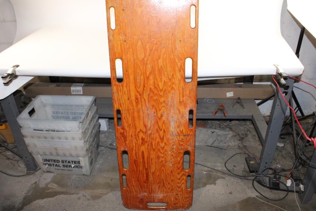 Wooden Stretcher Board | Property Room