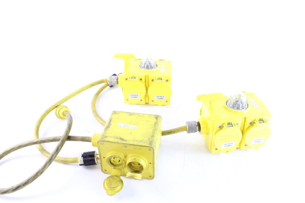 Woodhead Junction Boxes, 3 Pieces. | Property Room