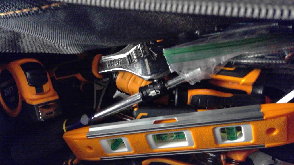 Work Nitro Tool Bag With Tools, 3+ Pieces | Property Room