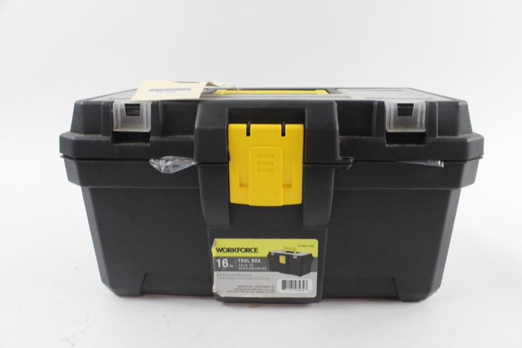Workforce 16" Tool Box And More, 9 Pieces | Property Room
