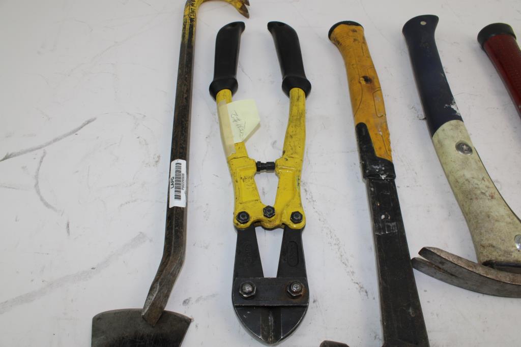Workforce Bolt Cutter, Assorted Axes, Hammers, & More; 5+ Pieces ...