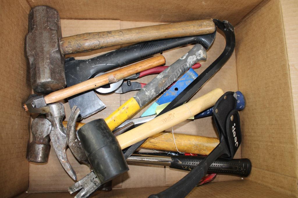 Workforce Bolt Cutter, Assorted Axes, Hammers, & More; 5+ Pieces ...