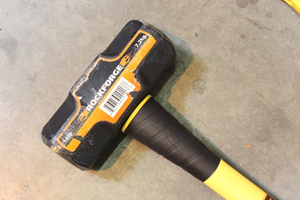 Workforce, Rockforged+ More Bolt Cutters And Sledge Hammer 4 Pieces ...