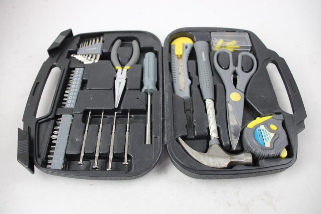 Workforce Tool Box, Retrospec Bicycle Seat, And Kershaw Folding Knife ...