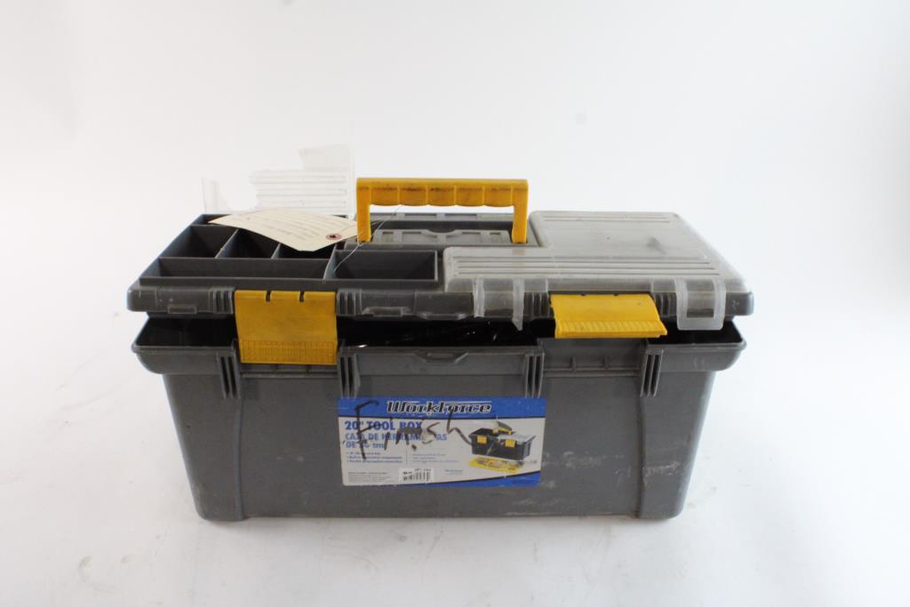 Workforce Toolbox With Tools, 15+ Pieces | Property Room