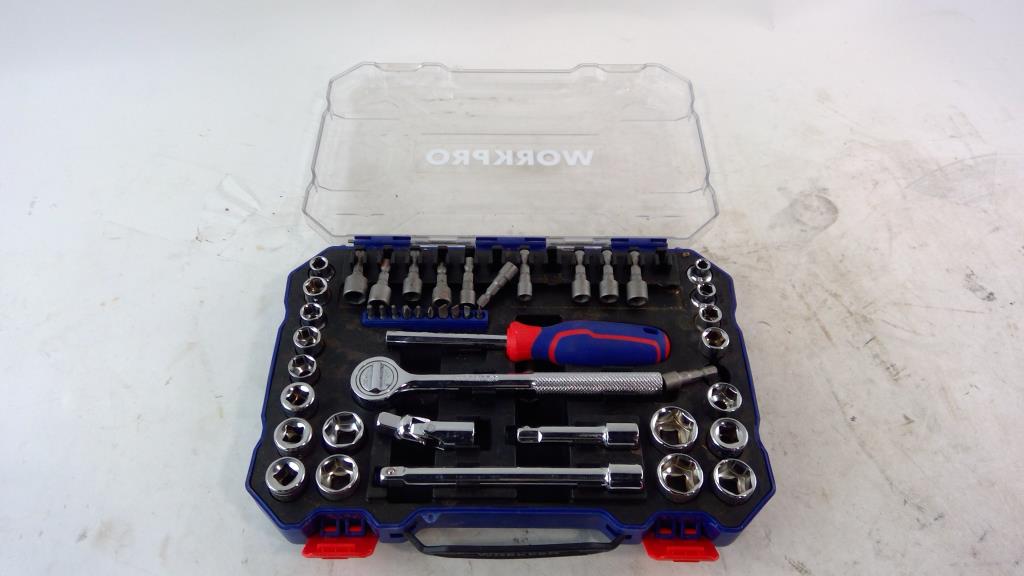 Workpro Mechanics Socket Set 47 Pc | Property Room