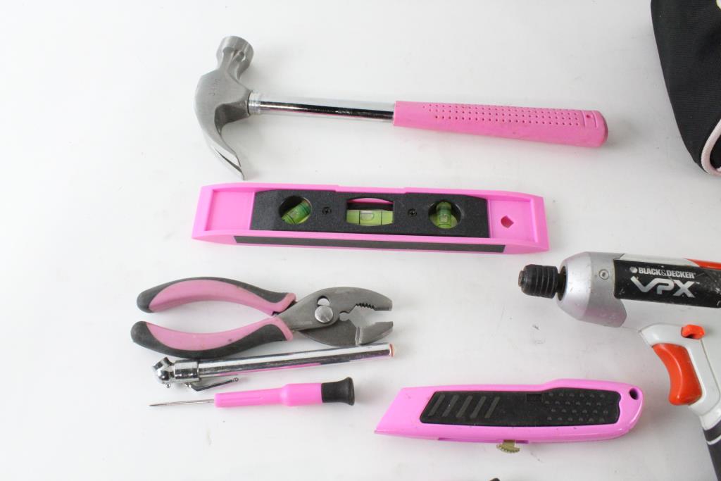 WorkZone Tool Bag With Tools, 5+ Pieces | Property Room