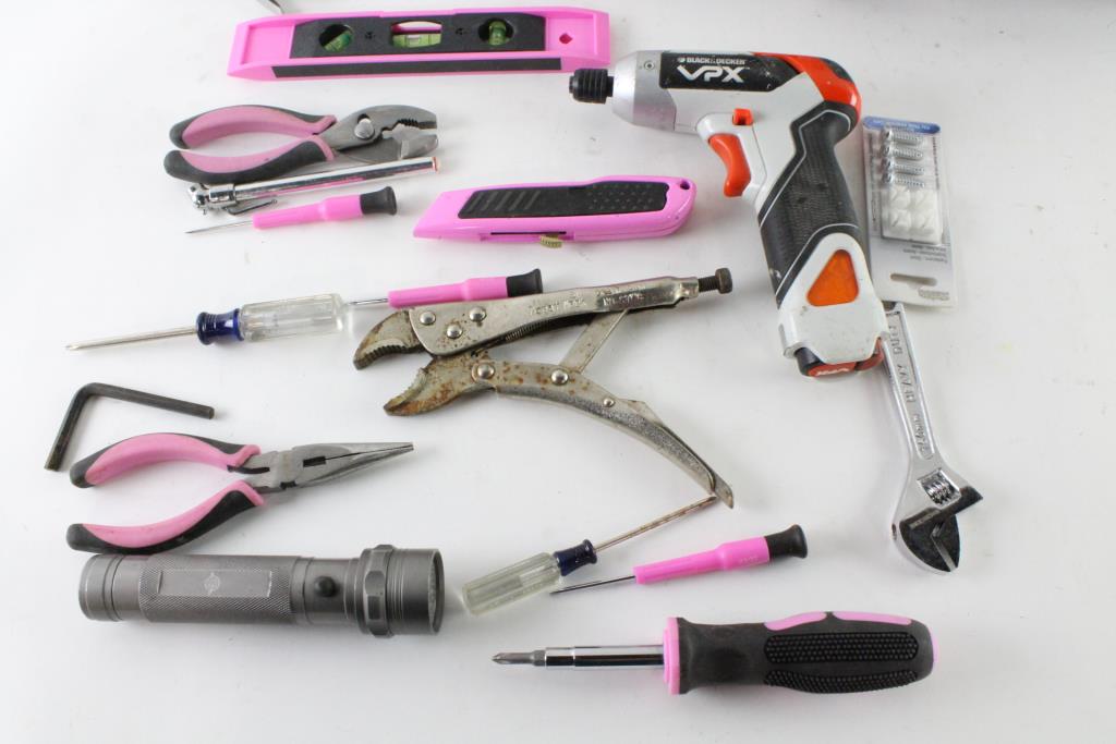 WorkZone Tool Bag With Tools, 5+ Pieces | Property Room