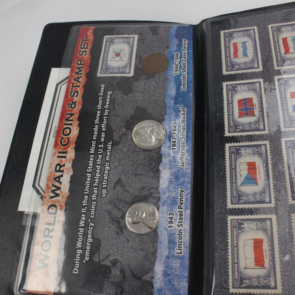 World War II US Coins And Stamp Set, 16 Pieces | Property Room
