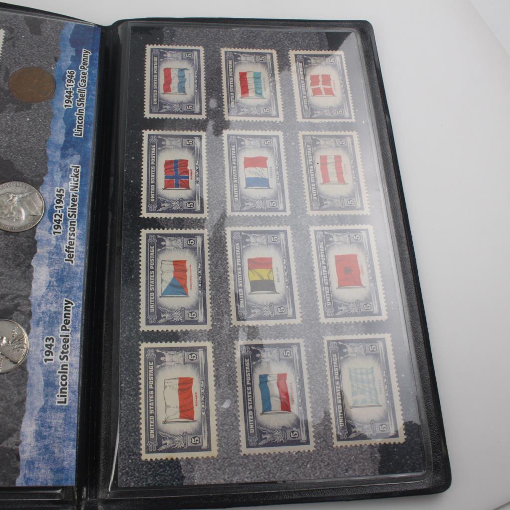 World War II US Coins And Stamp Set, 16 Pieces | Property Room