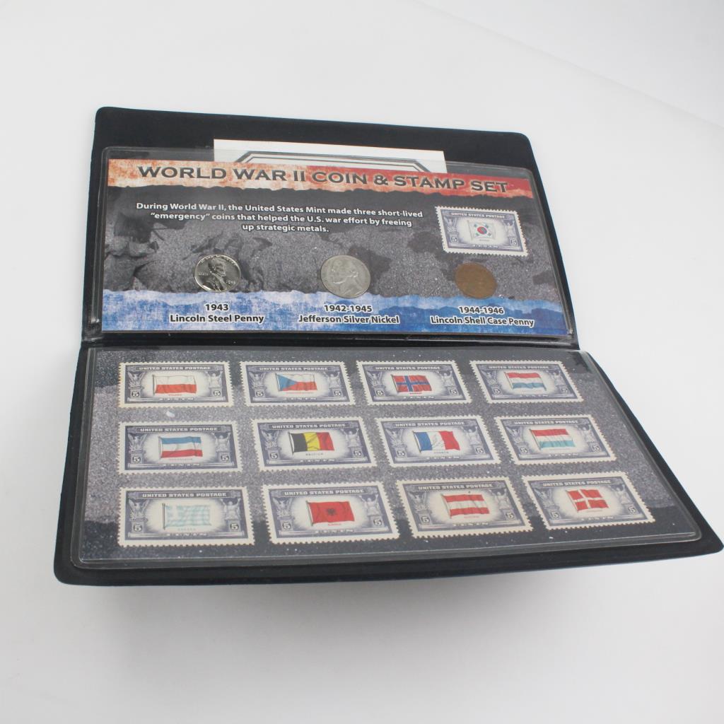 World War II US Coins And Stamp Set, 16 Pieces | Property Room