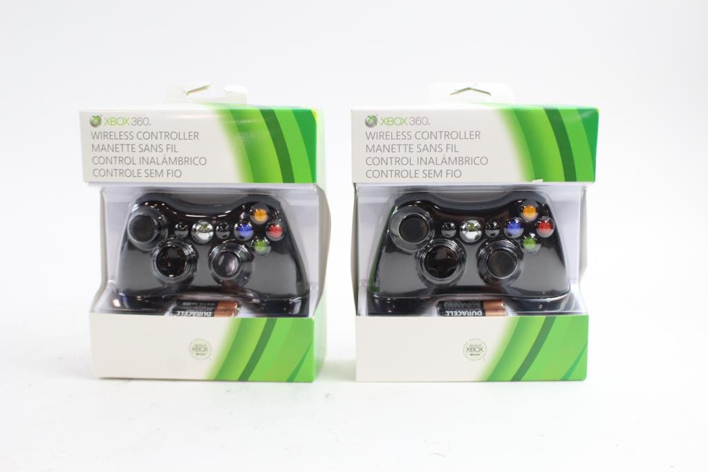 XBOX 360 Wireless Controllers, 2 Items | Property Room