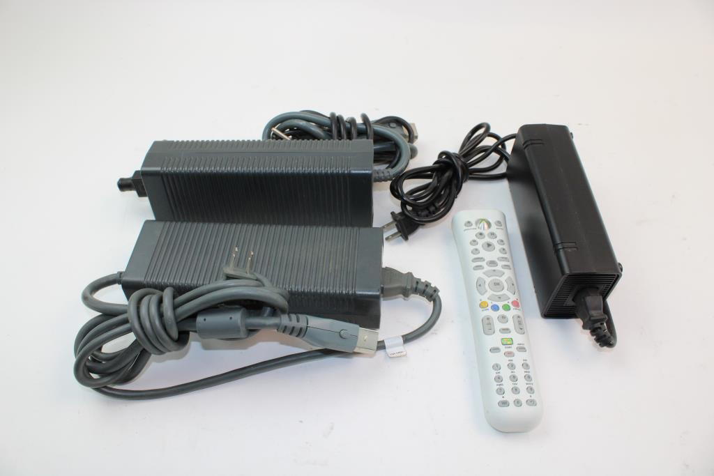 Xbox Assorted Adapters & A Microsoft Xbox 360 Remote Controller; 4 ...
