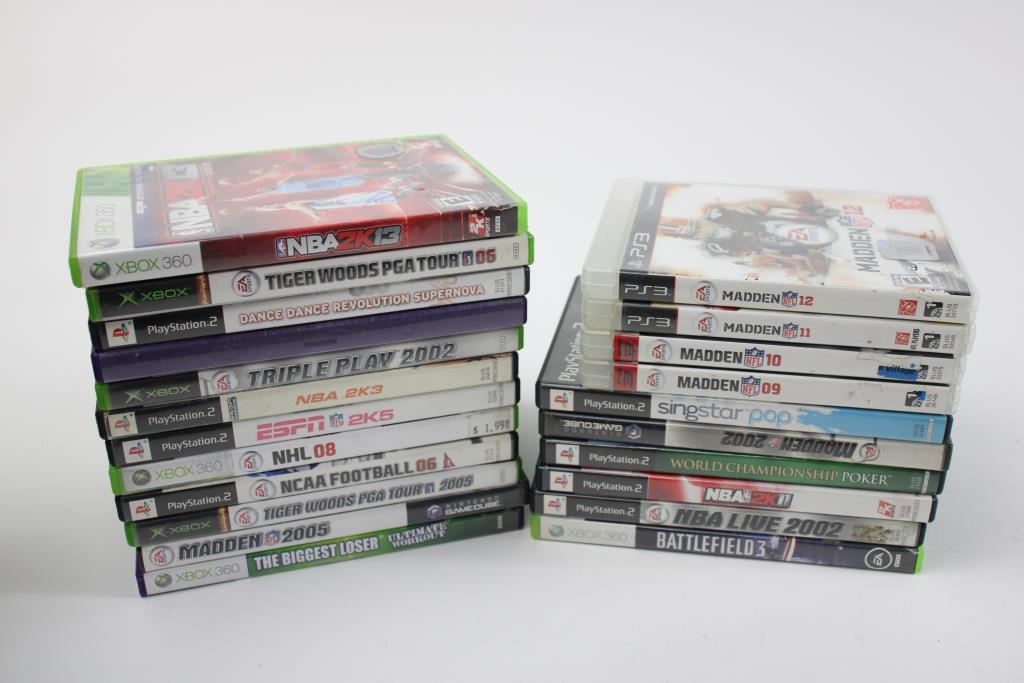 Xbox, Xbox 360, PS2 Games, 40+ Pieces | Property Room