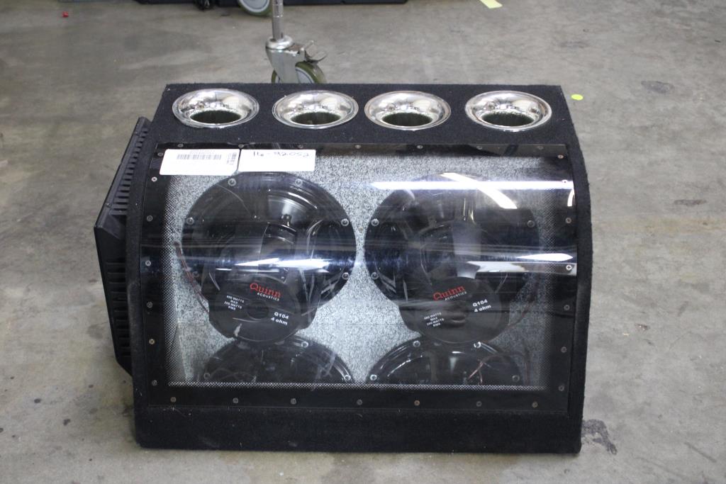 Xplod 800wxm-1252gtr Amp With Dual Quinn Acoustic Speakers | Property Room