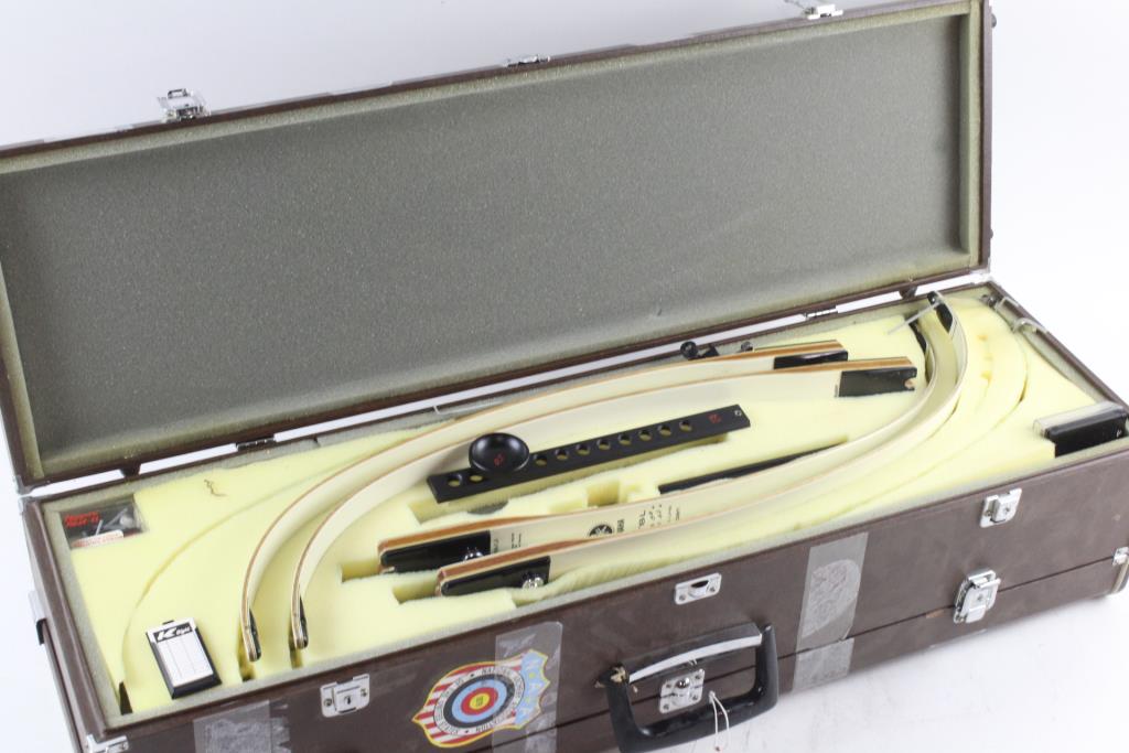 Yamaha Japan Recurve Bows, 2 Pieces with Case | Property Room