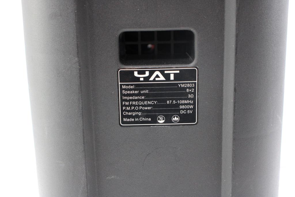 Yat Hi-fi Battery Speaker (Model: YM2803) | Property Room