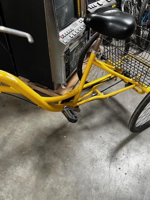 Yellow Adult Tricycle Bike | Property Room