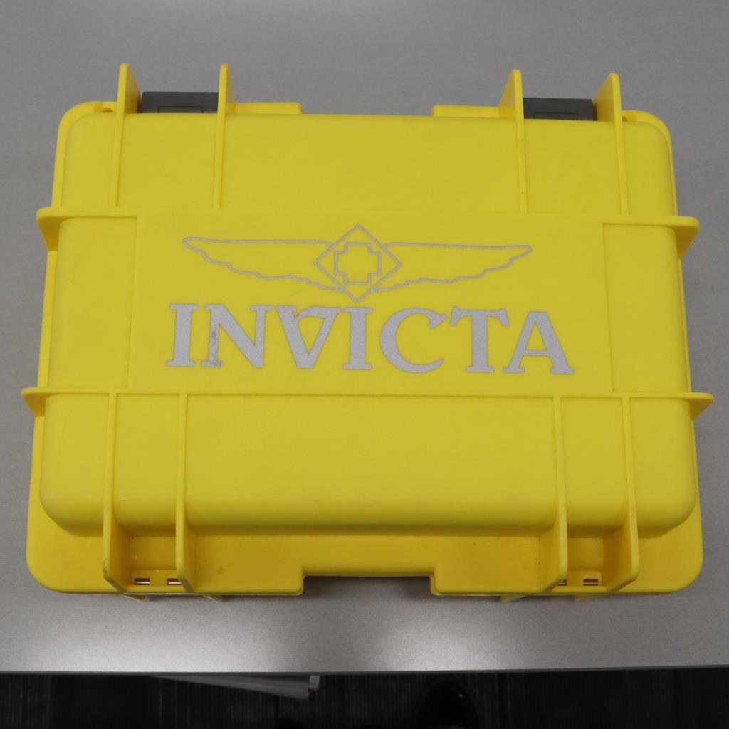 Yellow And Grey Invicta Watch Case | Property Room