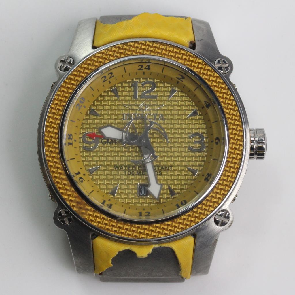 Yellow Invicta Watch | Property Room