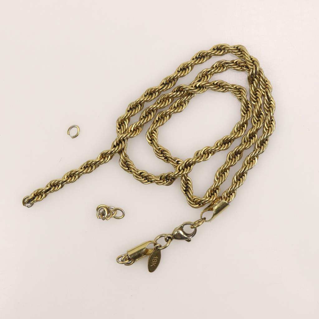 Yellow Rope Chain Fashion Necklace | Property Room