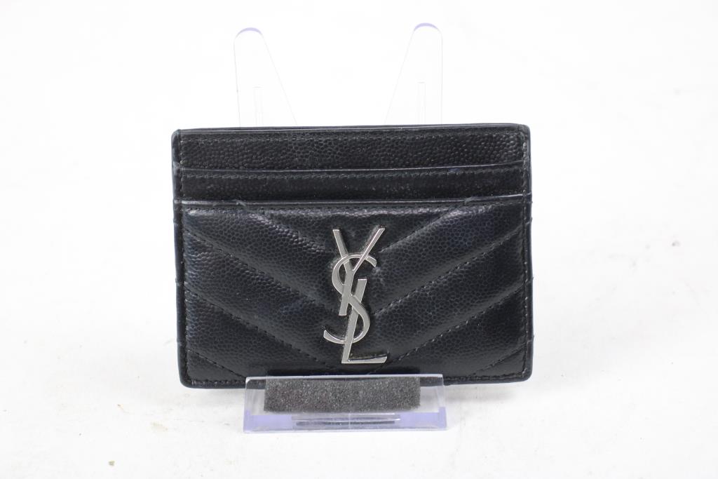 Yves Saint Laurent Card Holder - Doublechecked By Entrupy | Property Room