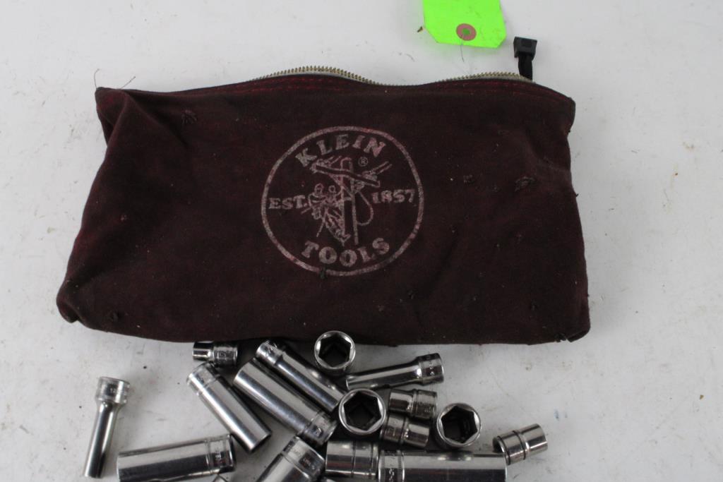 Zippered Pouch Of Ratchet Fitting Variety, 10+ Pieces | Property Room