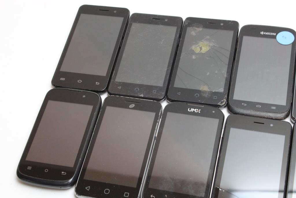 ZTE, LG, Vortex+ More Phone Lot, 12 Pieces, Sold For Parts | Property Room
