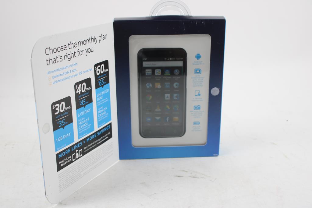 ZTE Maven 3 AT&T Prepaid Phone, 8GB | Property Room