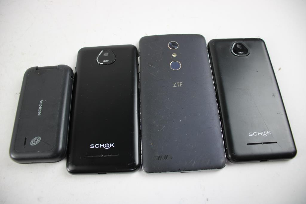 ZTE Smartphone, Nokia Flip Phone, And More, 4+ Pieces | Property Room
