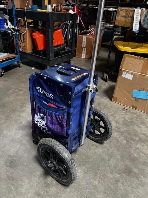 Zuca Buzzz Cart With Frisbees | Property Room